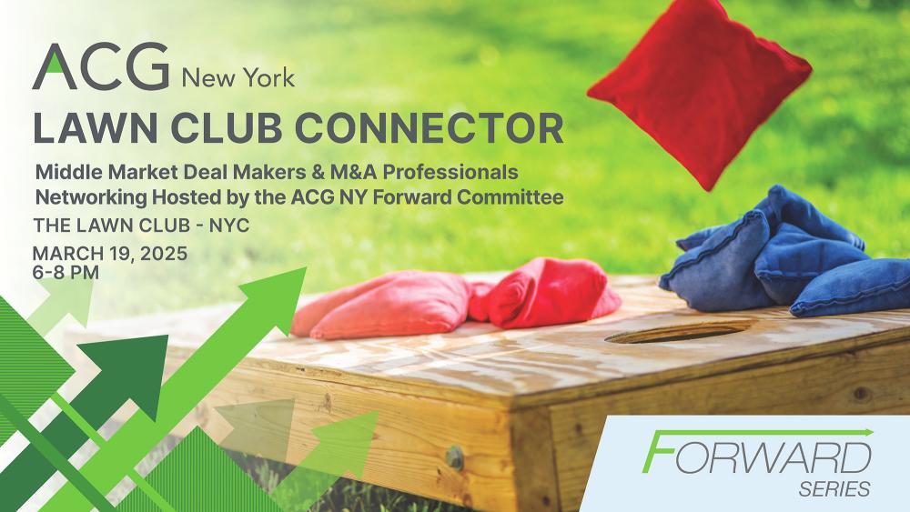 2025 ACG NY Forward Series - March Edition | Lawn Club Connector | ACG New York